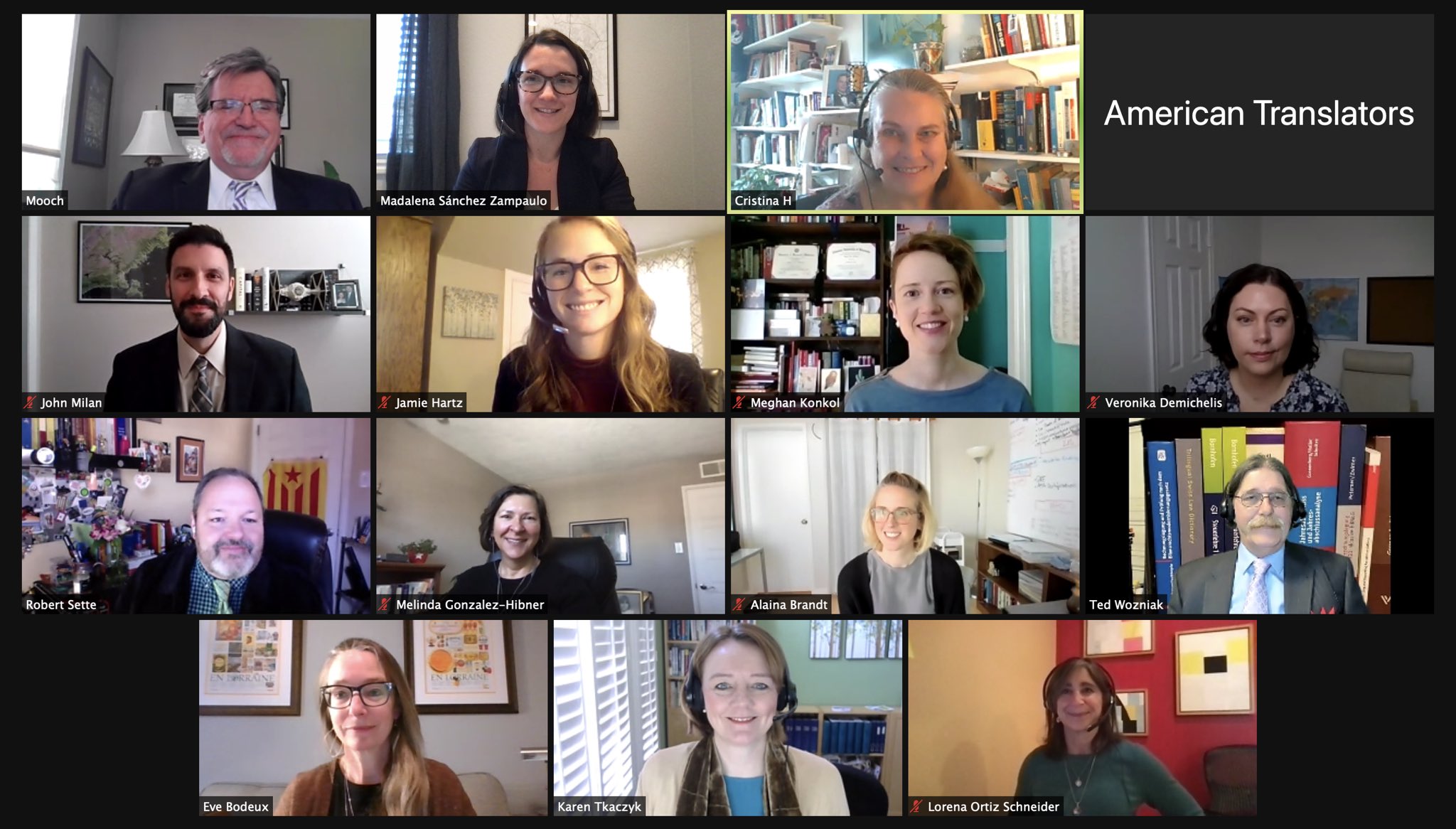 Eve attends Winter 2021 American Translators Association Board Meeting ...